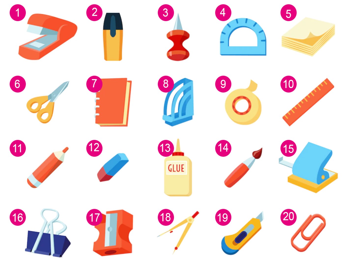 08 Items in the office